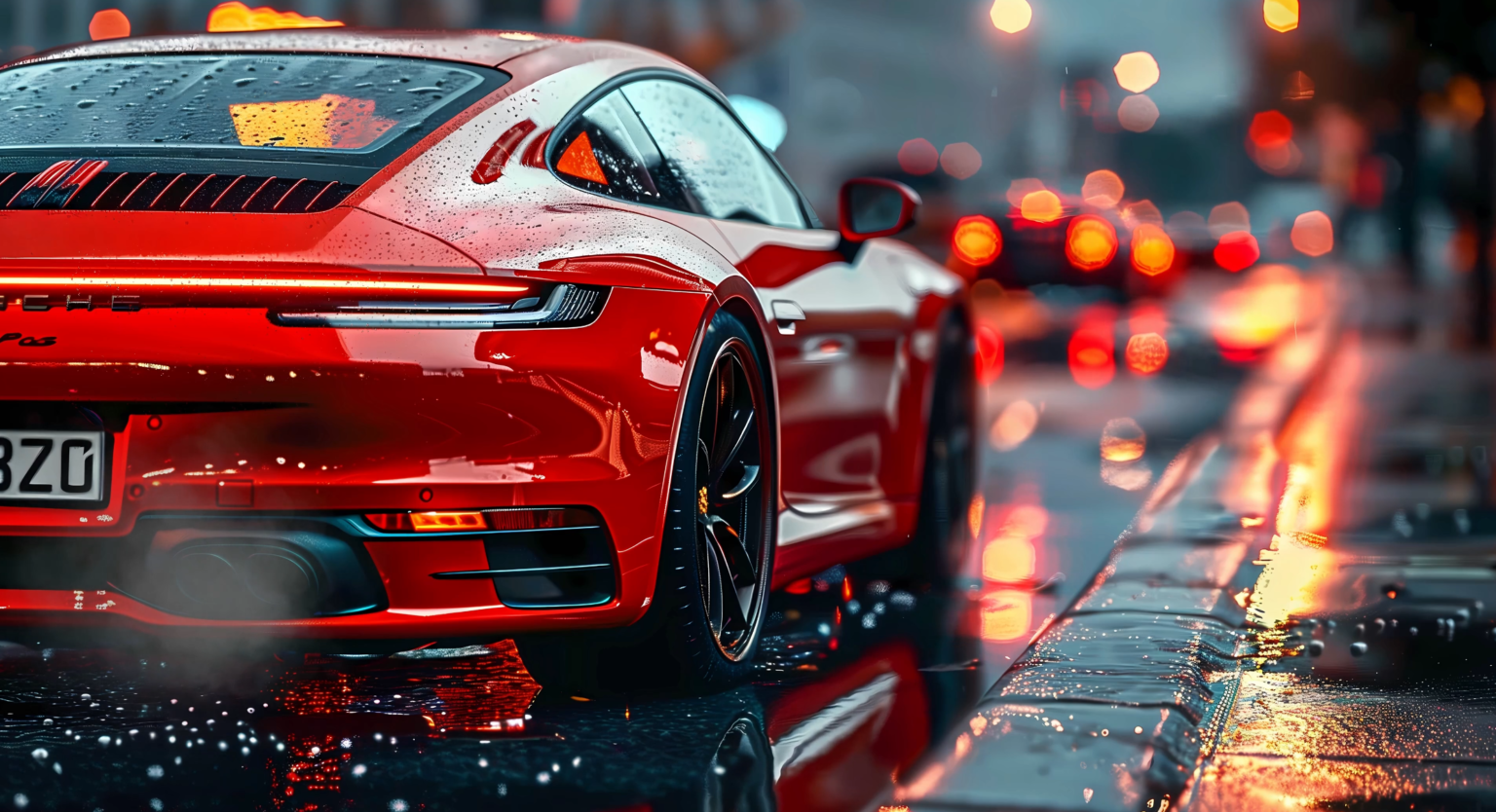 Ruby Porsche Beautiful 4K Live Wallpaper