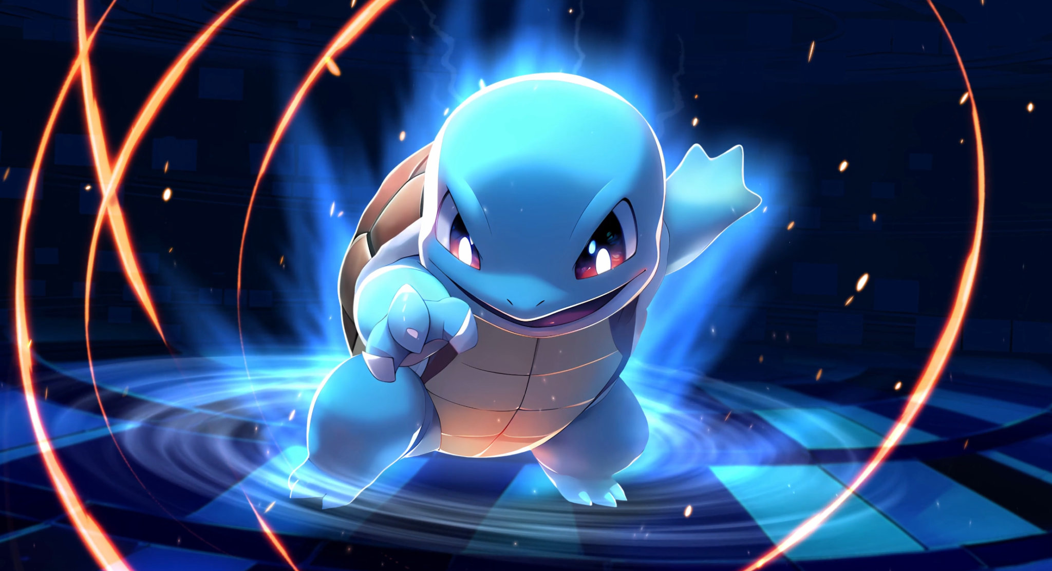 Aqua Squirtle Beautiful 4K Live Wallpaper