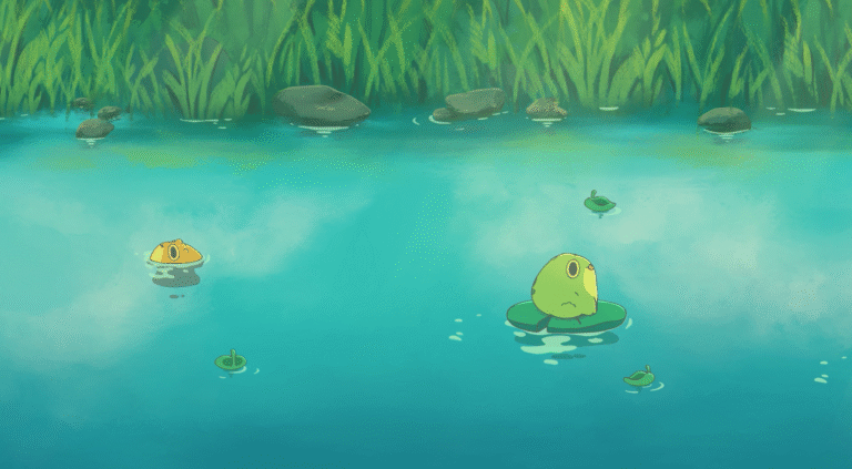 Lilypad Ride with Abi Toads Beautiful 4K Live Wallpaper